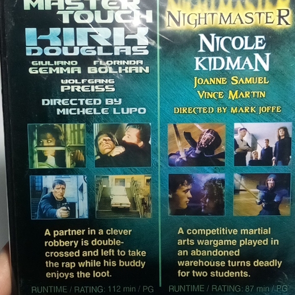 Media | 215 Action Double Feature Dvd Master Touch Nightmaster | Poshmark